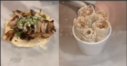 Crean el helado de tacos al pastor