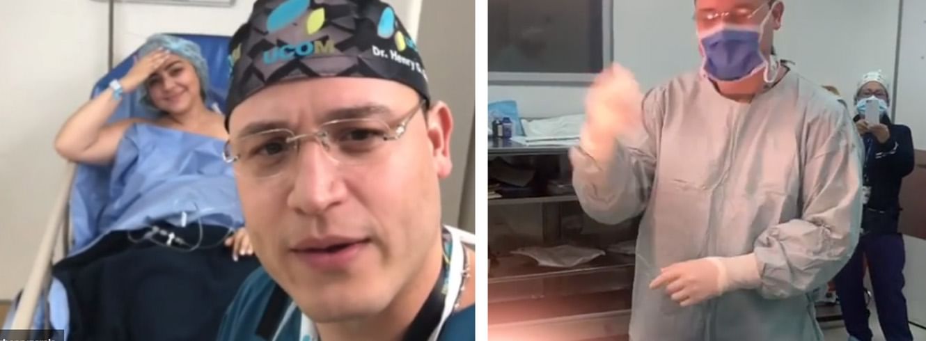 Médico baila reggaeton durante sus cirugías