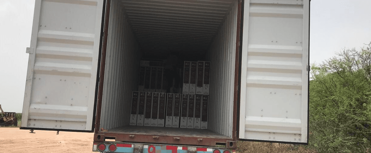 Recuperan 2 cajas de tráileres con pantallas