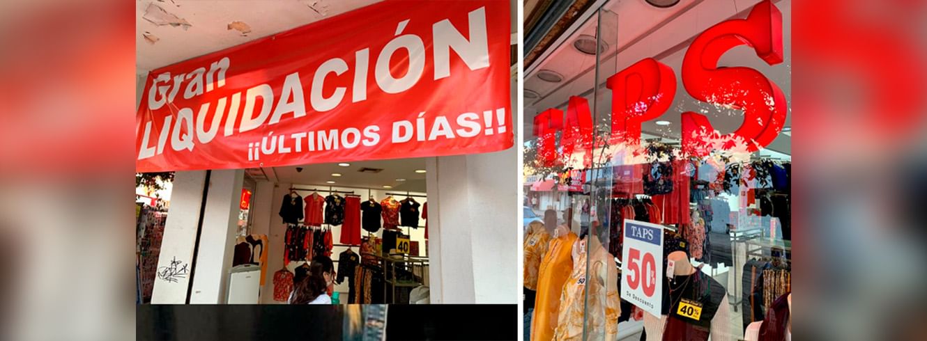 Cierra Taps, tras 30 años de ofertar ropa de dama