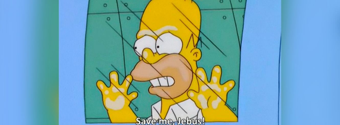 La razón por la que Homero Simpson dice Jebús en vez de Jesús