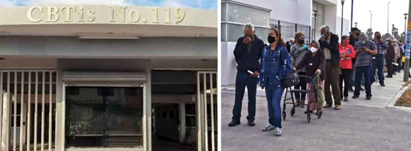 Vacunarán contra COVID en Victoria desde el lunes en Cbtis 119 y 236