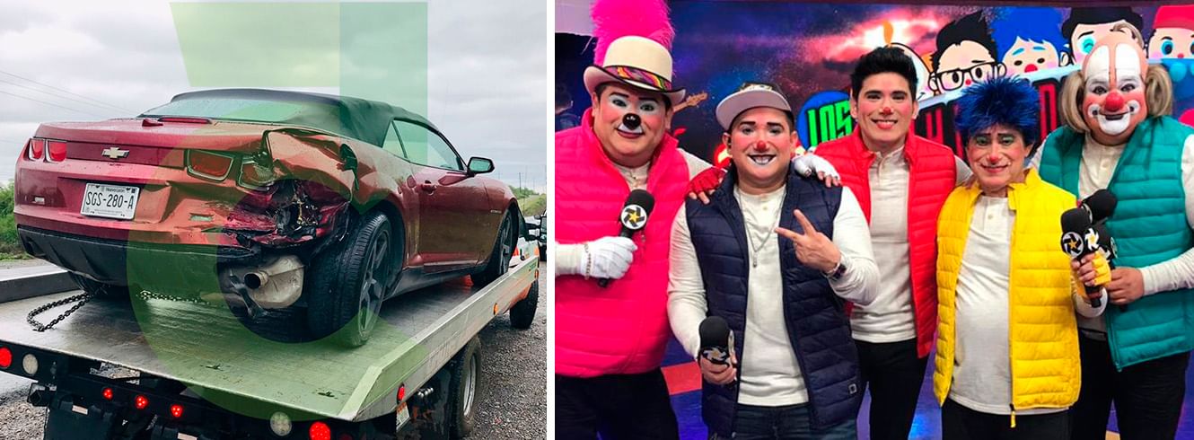 Se accidentan “Los Payasonicos”