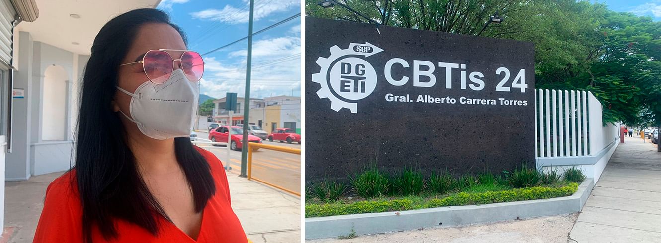 Apoyan padres del Cbtis 24 regreso gradual a las aulas