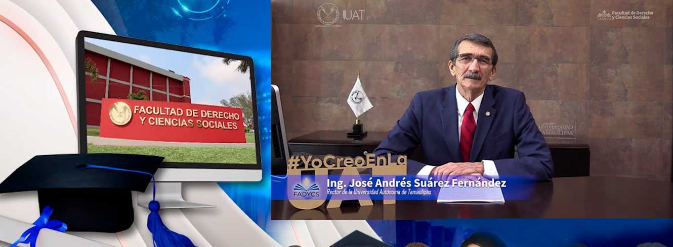 Celebra graduaciones virtuales la Facultad de Comercio UAT Tampico