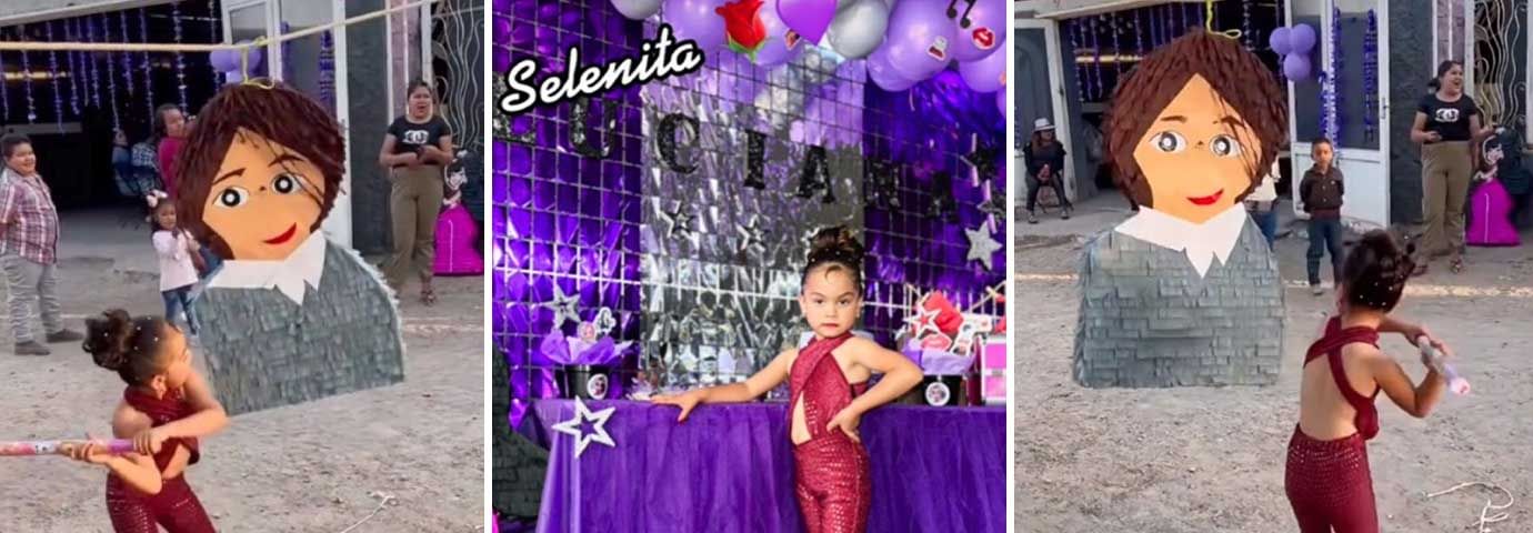 Hace fiesta de Selena; su piñata era de Yolanda Saldivar