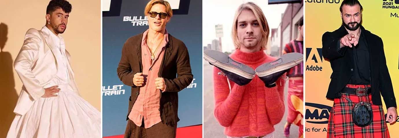 Hombres con vestido: esta moda ya es imparable