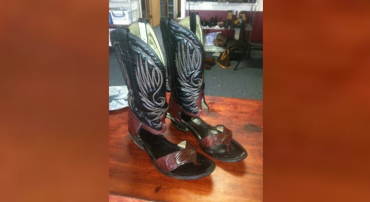 ¡Llega la nueva moda, botas-chanclas!